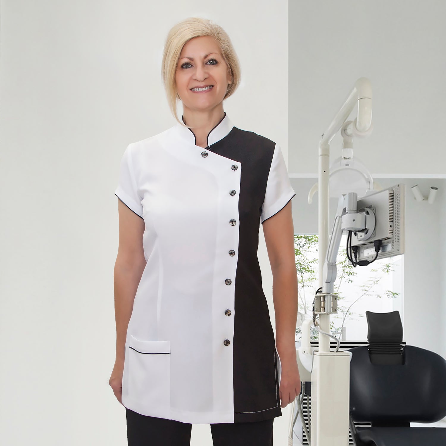 Sia Tunic / Studs T054 – Allwest Uniforms - Vera Bena